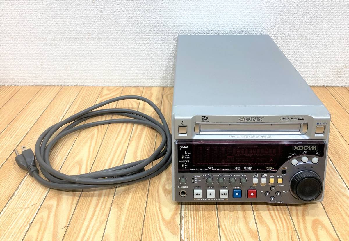 【傷や汚れあり】AA08043【ジャンク】SONY ソニー PDW-1500 XDCAMレコーダー ケーブル付きの落札情報詳細 - ヤフオク ...