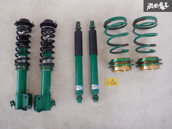 【やや傷や汚れあり】TEIN テイン BASIC COMPACT ベーシックコンパクト QNC21 20 bB ネジ式 車高調 サス ショック GHL96-12746 GHL97-12231 ...