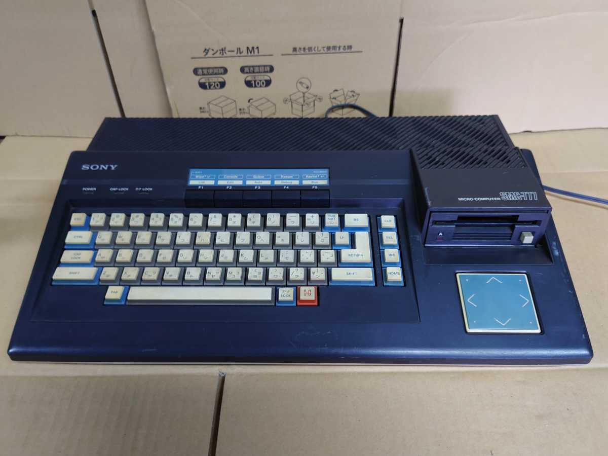 【全体的に状態が悪い】SMC-777 マイクロコンピューター SONY ソニー MICRO COMPUTER ジャンク フロッピーディスク ...