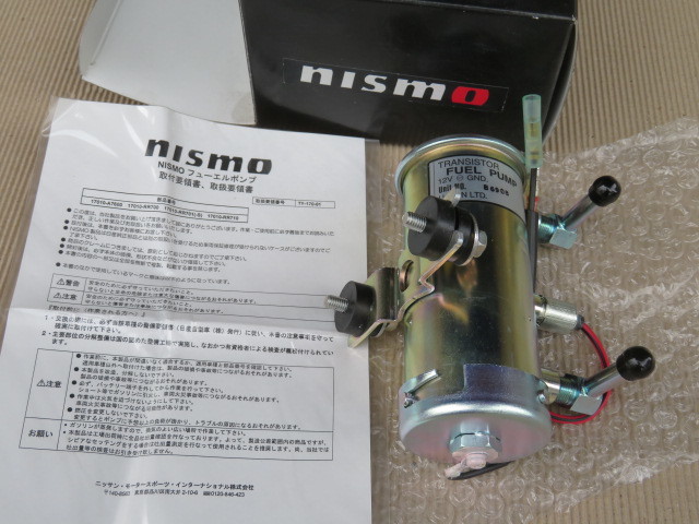 【未使用】ニスモ燃料ポンプ※未使用 17010-A7600【stock】検索 NISMO S30Z ハコスカ 亀有 N42 F54 E88 P90 L20 S20 L24 L6 L型 L28 ...