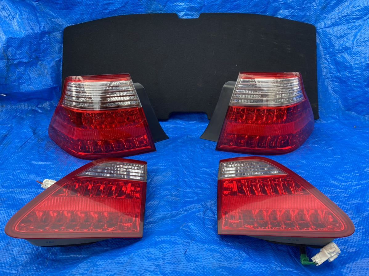 【やや傷や汚れあり】中古トヨタクラウンロイヤル Dba Grs182 クラウン純正テールライト 左右セットテールランプ Ichikohテール