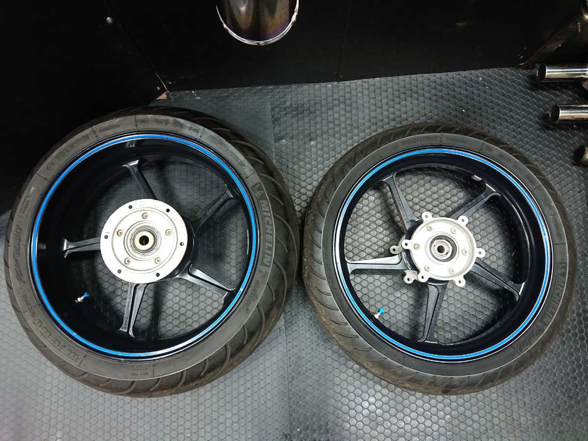 【やや傷や汚れあり】【V-MAX1200(全年式)専用】☆GALESPEED ゲイルスピード【Type-C】アルミ鍛造ホイール前後SET《リヤ ...