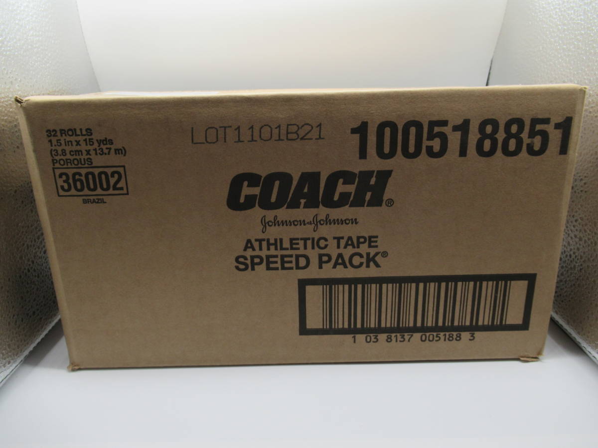 【未使用】60859 未使用品 COACH コーチ ジョンソンエンドジョンソン テーピング SPEED PACK 36002 J&J 3.8 ...
