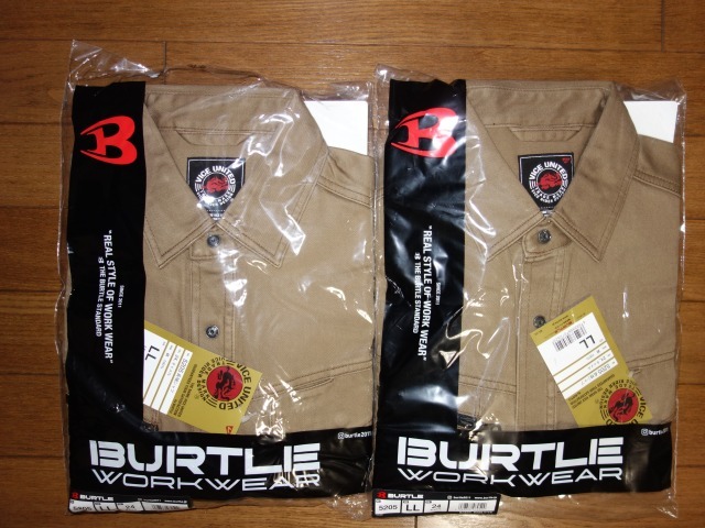 【未使用】2枚セット★バートル 5205 長袖シャツ★LL キャメル★BURTLEの落札情報詳細 - ヤフオク落札価格検索 オークフリー