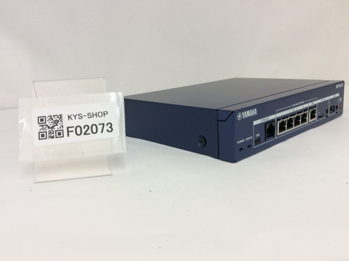 【傷や汚れあり】初期化済み YAMAHA ギガアクセスVPNルーター RTX830 搭載Firm Rev.15.02.14の落札情報詳細 ...