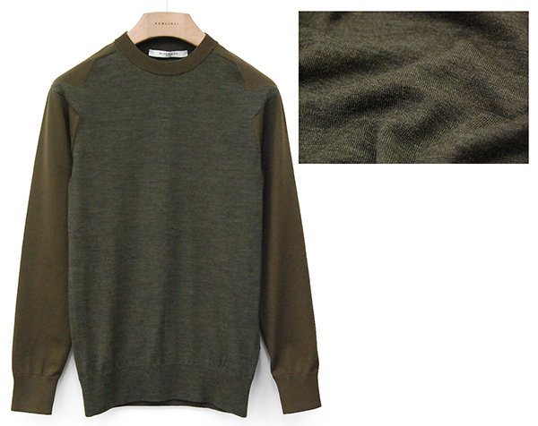 【目立った傷や汚れなし】定価￥90,720 美品 ジバンシィ GIVENCHY「Star Panel Knit」15SS リカルドティッシ期 スターパネル ウールニットセーター オリーブ/XS ...
