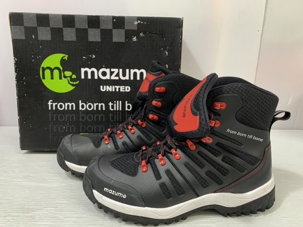 【やや傷や汚れあり】HC253-221031-125【中古】mazume マズメ MZWD-281 ブラック×レッド 3L(28cm) スパイクシューズ フィッシングブーツ 箱有り の落札情報 ...
