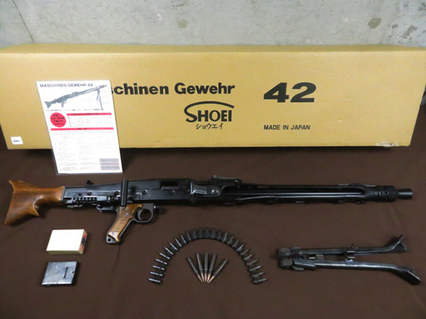 【傷や汚れあり】松栄 ショウエイ MG42 外部エアソース ガン Maschinen Gewehr 管理ガン40611ABの落札情報詳細 - ヤフオク落札価格検索 オークフリー