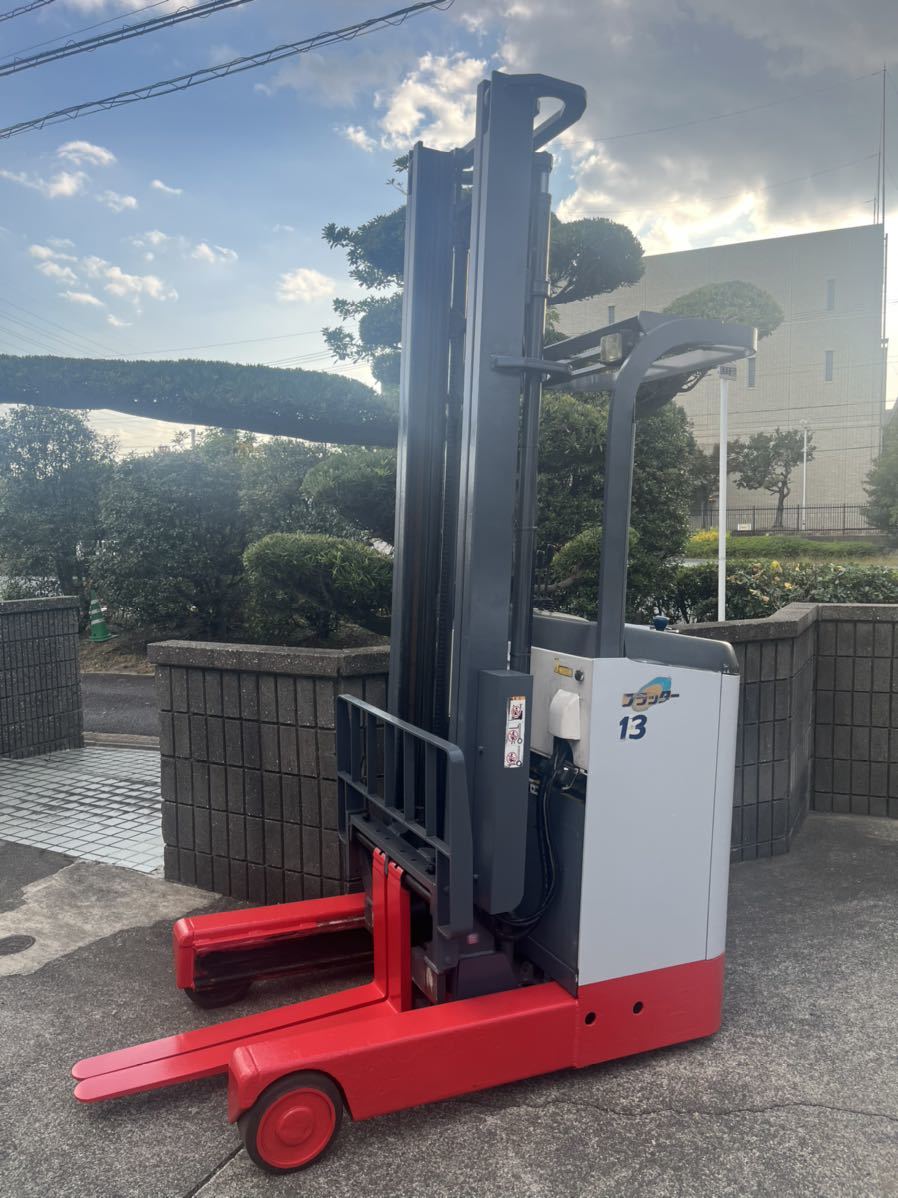 【やや傷や汚れあり】ニチユ『FBR13-50S-333RRC』リーチフォークリフト プラッター バッテリー式 荷重0.35トン・揚高3330mm 稼働時間2967時間 の落札情報詳細 ...