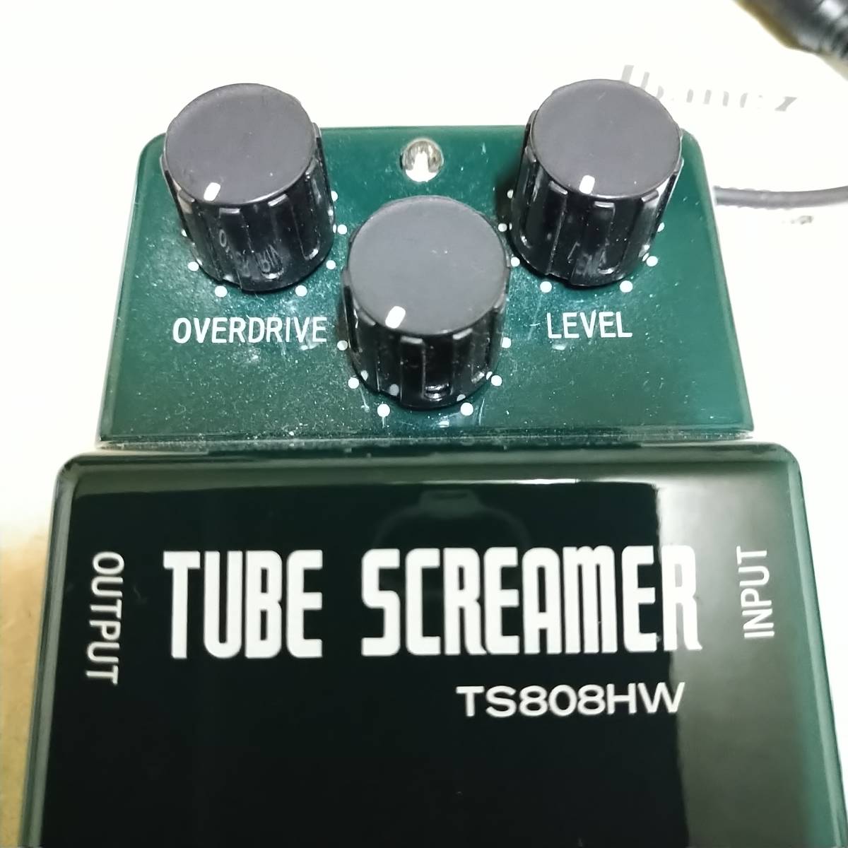 【やや傷や汚れあり】アイバニーズ ts 808 hw チューブスクリーマー ibanezの落札情報詳細 - ヤフオク落札価格検索 オークフリー