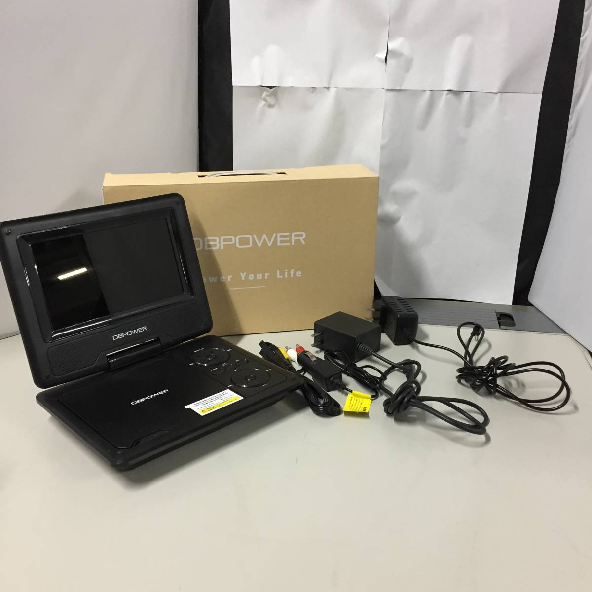 【傷や汚れあり】 DBPOWER ポータブルDVDプレーヤー CHY-7 M0318016-K 持ち運び 【22/1110/09の落札情報詳細 ...
