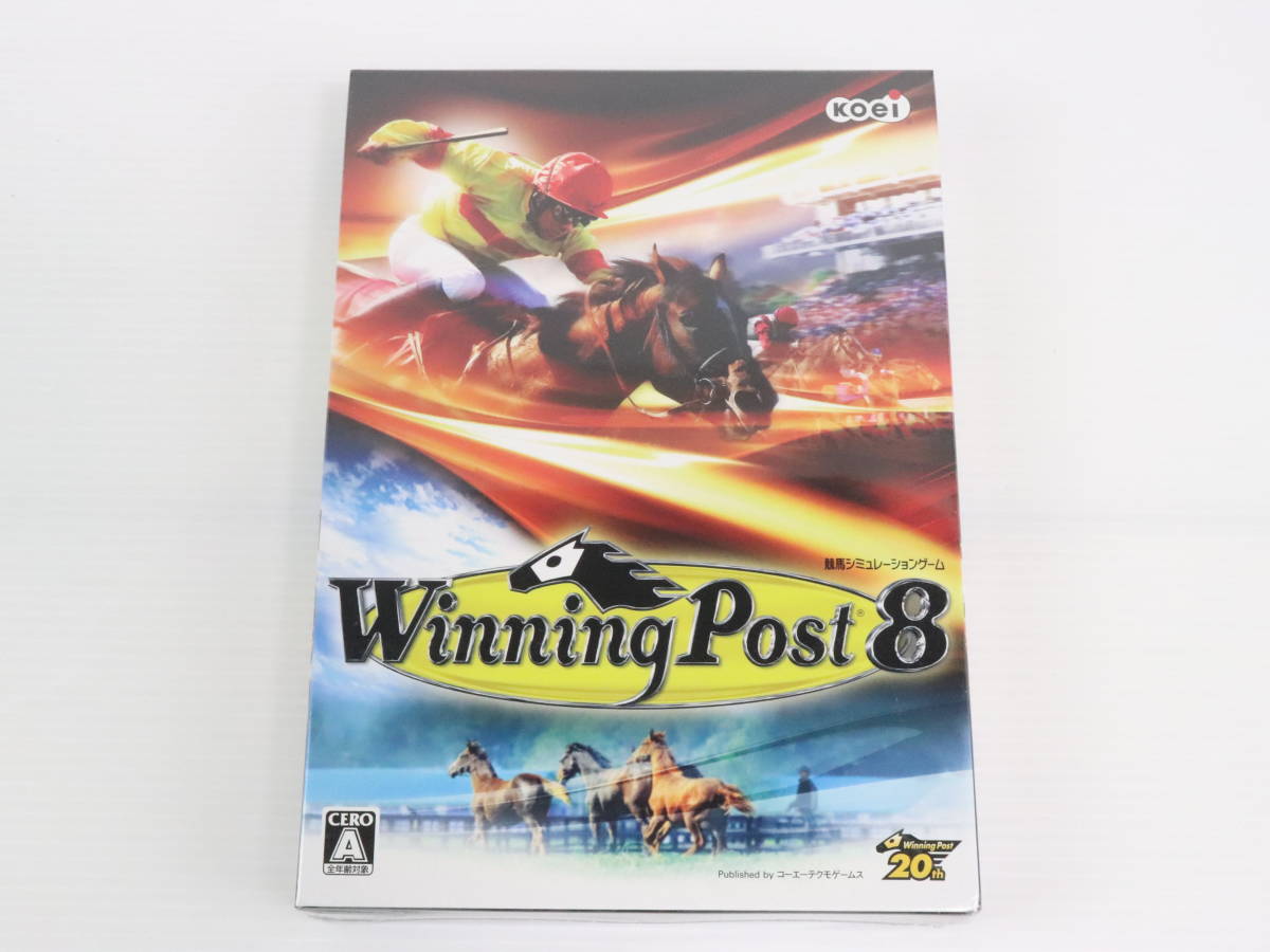 【未使用】J182★未開封・未使用品★Winning Post 8 DVD-ROM ウイニングポスト PCゲーム 育成シミュレーション 競馬 ...