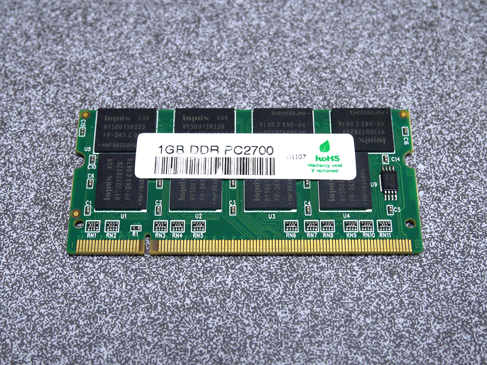 【傷や汚れあり】[中古品] PC2700/1GBメモリ (PowerBook G4アルミ＆iBook G4対応) の落札情報詳細 - ヤフオク ...