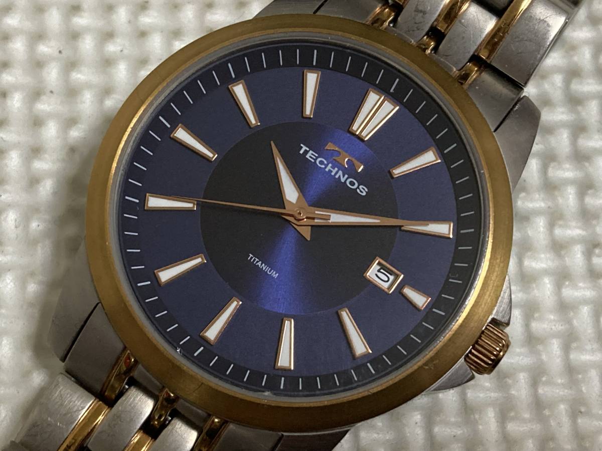 【やや傷や汚れあり】TECHNOS テクノス メンズ腕時計 TITANIUM T9A33の落札情報詳細 - ヤフオク落札価格検索 オークフリー