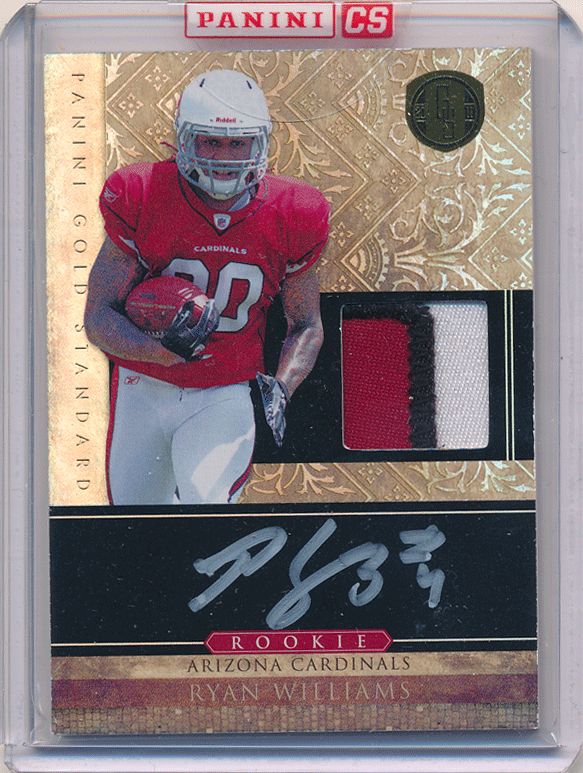 【目立った傷や汚れなし】Ryan Williams NFL 2011 Panini Gold Standard RC Rookie ...