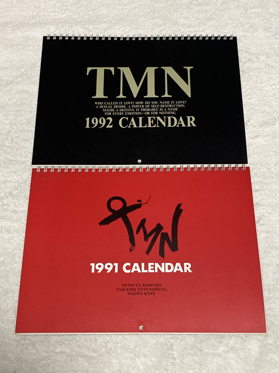 【やや傷や汚れあり】TM NETWORK TMN オフィシャツグッズ カレンダー 1991 1992 2種セット 小室哲哉 宇都宮隆 木根尚登の落札情報詳細 - ヤフオク落札価格検索 オークフリー