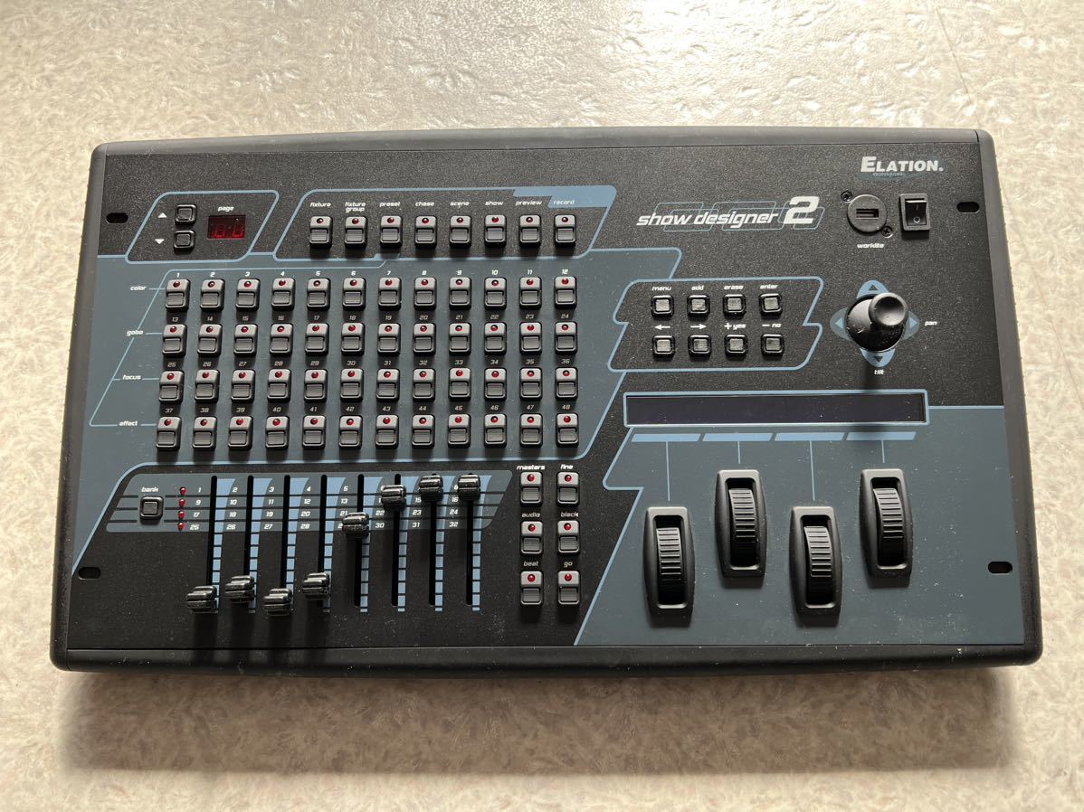 【やや傷や汚れあり】ELATION/SHOW DESIGNER 2CFの落札情報詳細 - ヤフオク落札価格検索 オークフリー