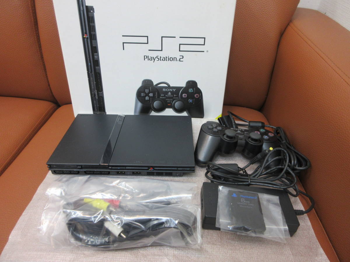 【目立った傷や汚れなし】17449 SONY PlayStation2 PS2 プレイステーション2 一式 SCPH-70000 CB プレステ2 ソフトおまけ の落札情報詳細| ヤフオク落札 ...
