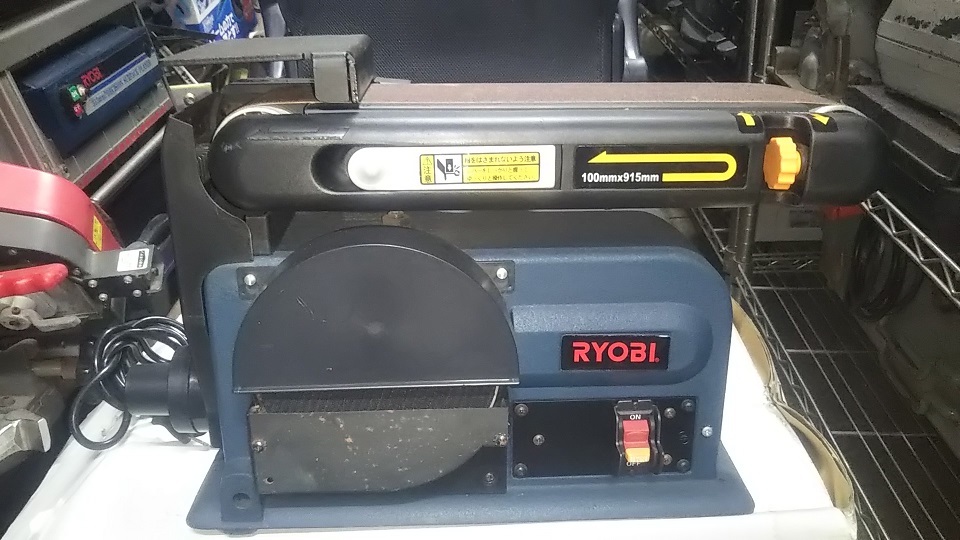 【やや傷や汚れあり】☆USED RYOBI リョービ ベルトジスクサンダ BDS-1000 50/60Hz☆の落札情報詳細 - ヤフオク落札価格情報 オークフリー