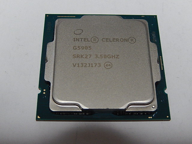 【傷や汚れあり】【中古】Intel Celeron G5905 3.5GHz/SRK27/TDP 58W/Comet Lake/LGA1200 ...