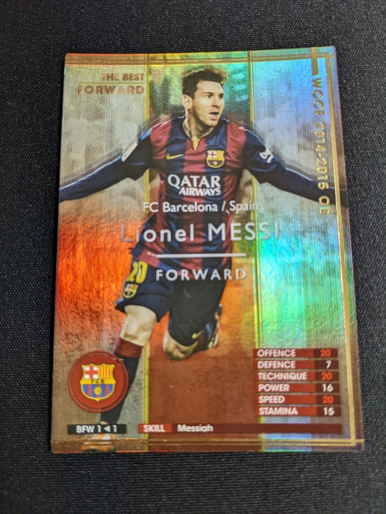 【やや傷や汚れあり】WCCF 2014-2015 14-15 リオネル・メッシ BFW メッシ バルセロナ アルゼンチンの落札情報詳細 - ヤフオク落札価格検索 オークフリー