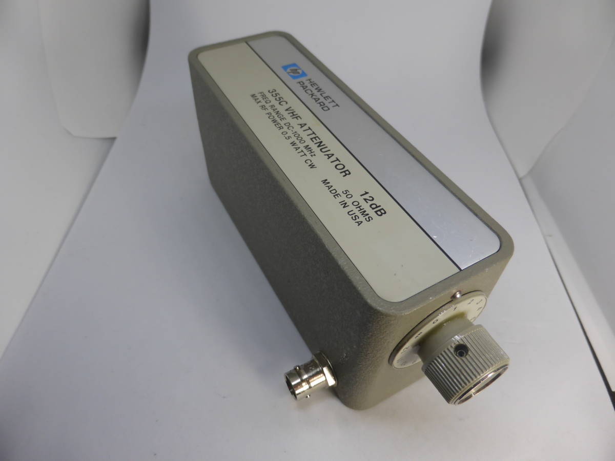 【やや傷や汚れあり】HP VHF ATTENUATOR 可変アッテネータ 355C 12dBの落札情報詳細 - ヤフオク落札価格検索 オークフリー