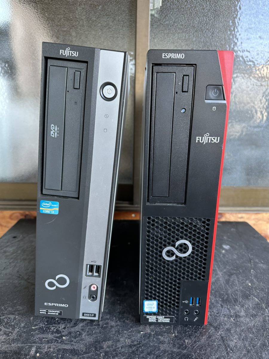 【目立った傷や汚れなし】FUJITSU ESPRIMO Core i3 HDD、メモリ無し 二台セット の落札情報詳細| ヤフオク落札価格情報 ...