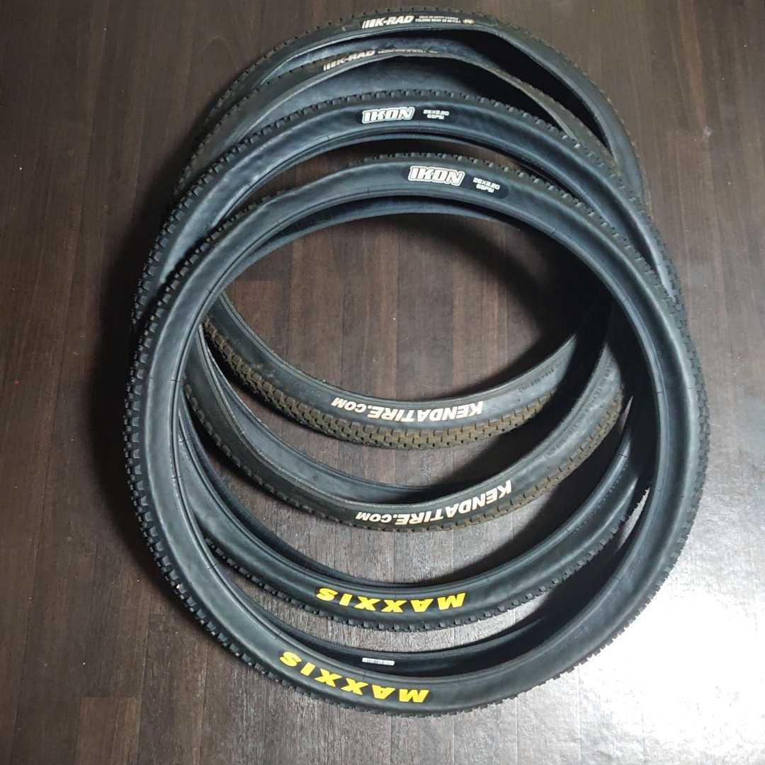【目立った傷や汚れなし】★格安★ MAXXIS IKON 26×2.20 KENDA K-RAD 2×2.30 26インチタイヤ 4本セット ...