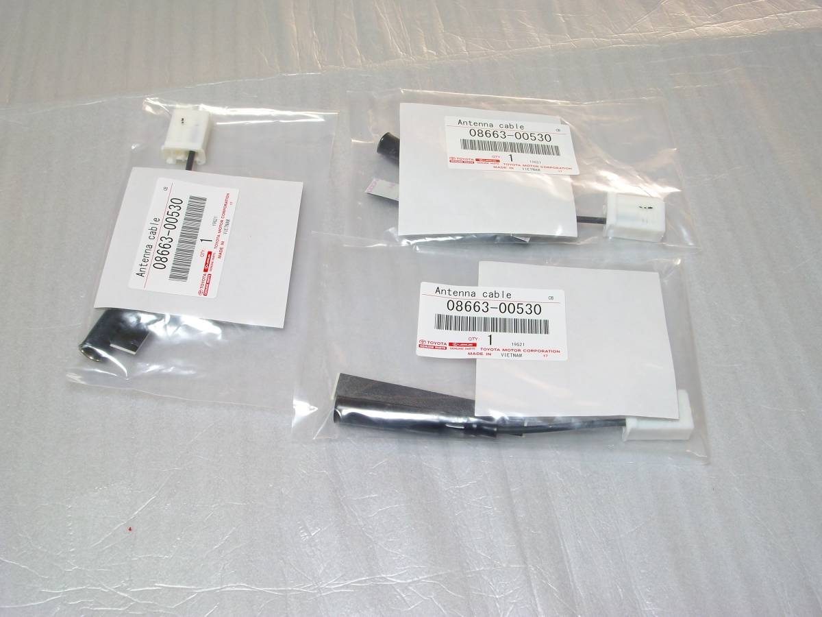 【未使用】08663-00530 トヨタ純正ナビ ラジオアンテナ 変換ケーブル 新品 社外ナビ～トヨタ系純正へ交換にどうぞ の落札情報詳細 ...