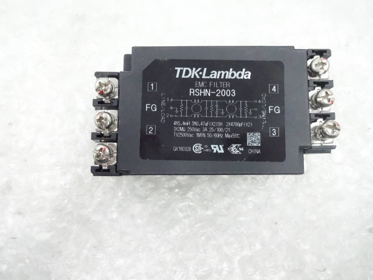 【やや傷や汚れあり】新入荷 TDK-Lambda ノイズフィルター RSHN-2003 250V 3A 中古 の落札情報詳細| ヤフオク落札価格情報 オークフリー