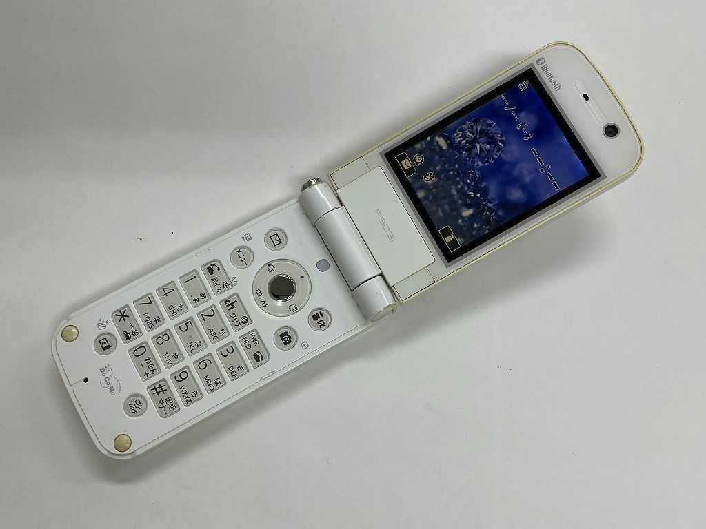 【中古】AA458 docomo FOMA P903i ホワイトの落札情報詳細 - ヤフオク落札価格検索 オークフリー