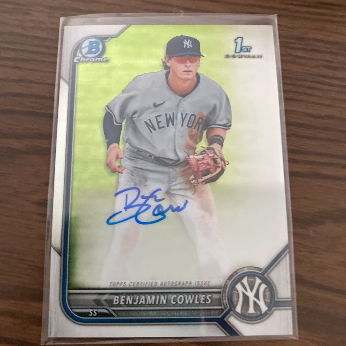 【目立った傷や汚れなし】Benjamin cowles 2022 MLB topps bowman panini baseball 1st ...