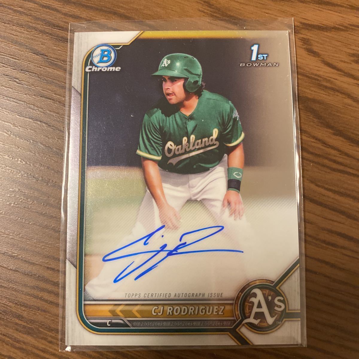 【目立った傷や汚れなし】CJ Rodriguez 2022 MLB topps bowman panini baseball 1st ...