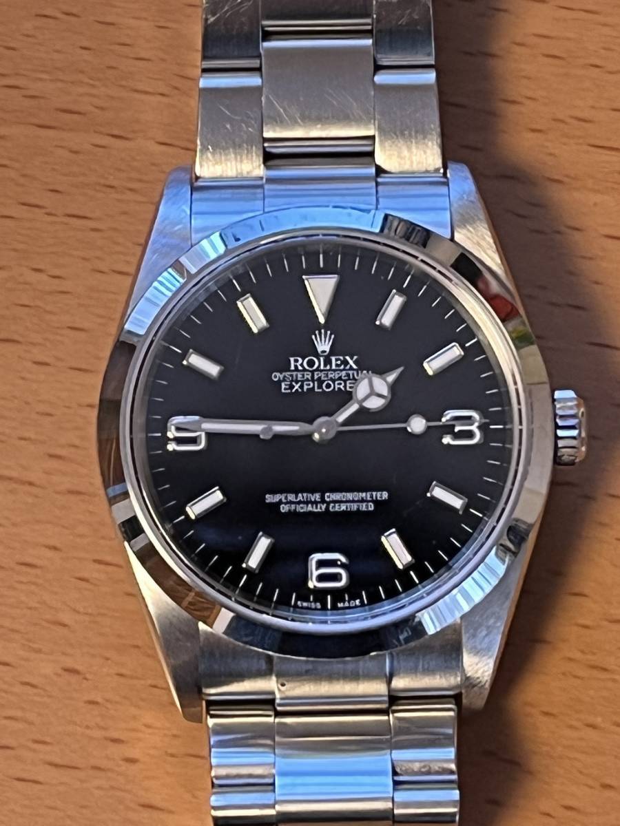 【目立った傷や汚れなし】【極美品】ROLEX ロレックス エクスプローラーI Ref.114270 2022/7 O/H済 F番の落札情報詳細 - ヤフオク落札価格検索 オークフリー