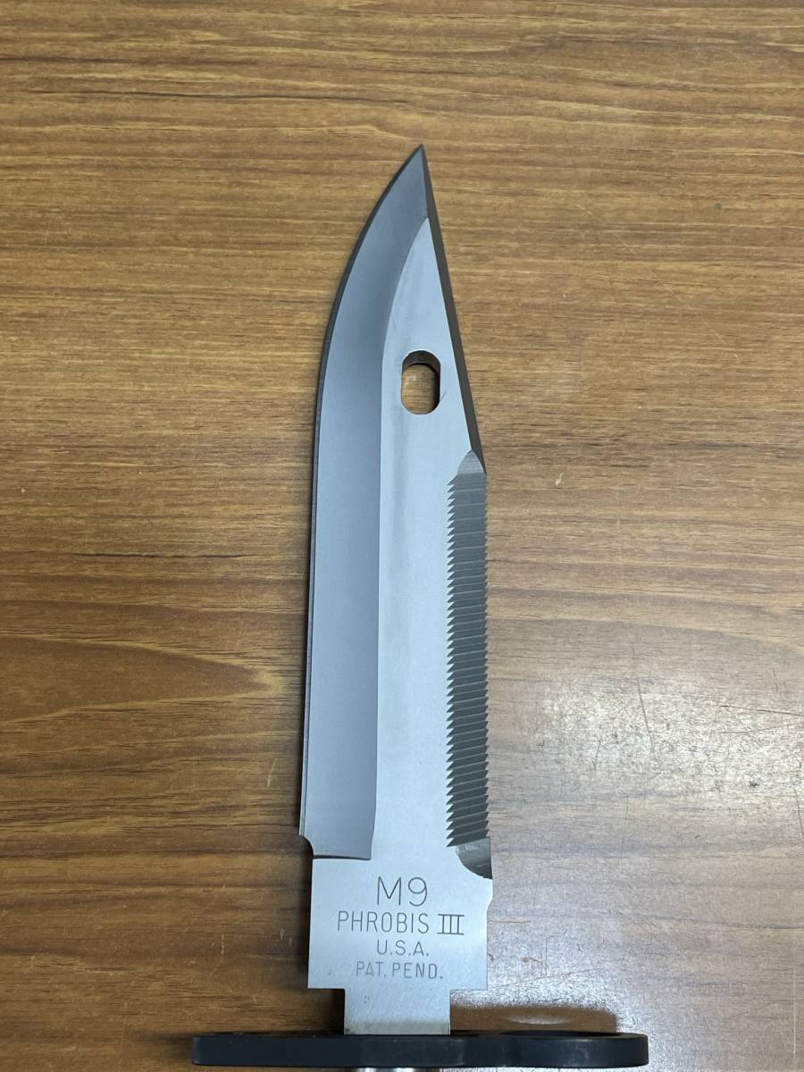 【目立った傷や汚れなし】（未使用）BUCK 188 USA X M9 PHROBIS III COMMERCIAL BAYONET KNIFE ...