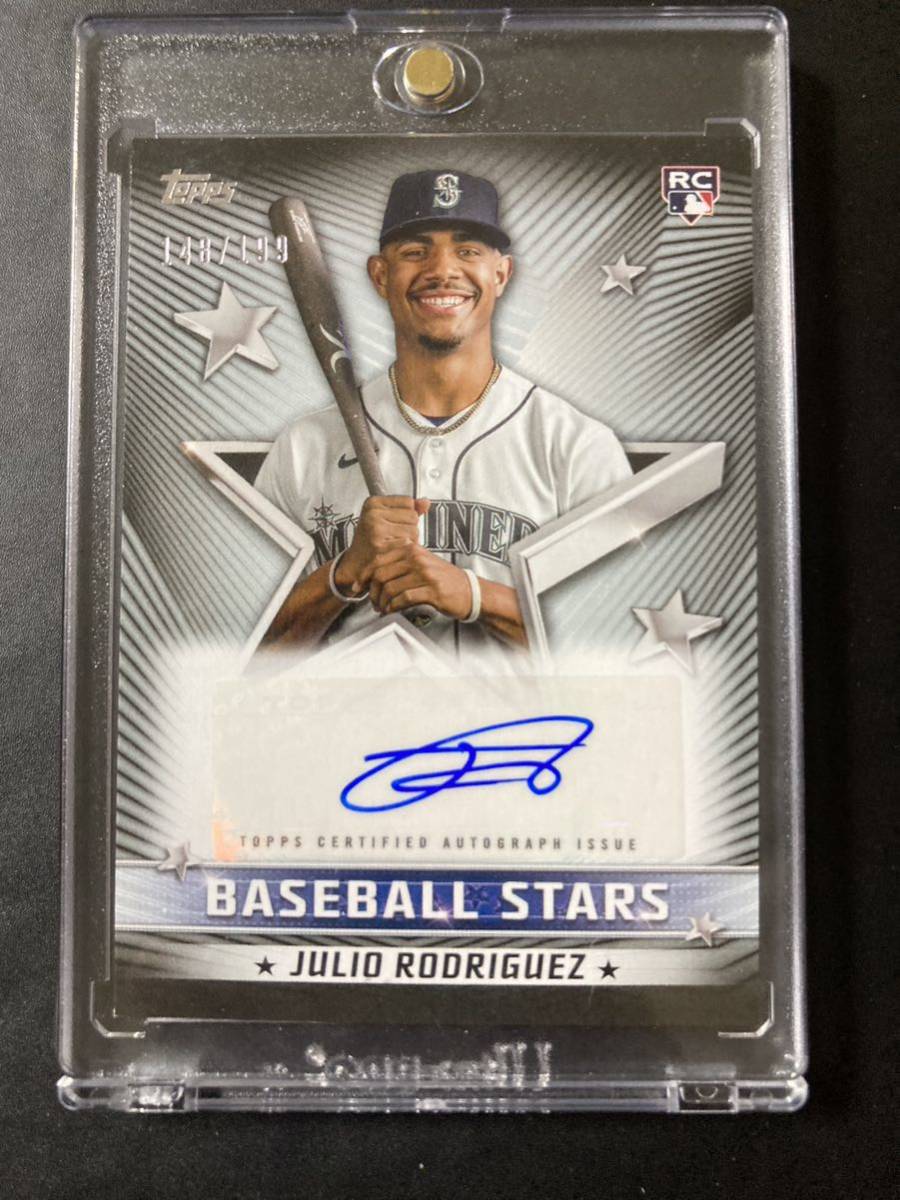 【未使用に近い】2022 TOPPS UPDATE julio rodriguez auto 直筆サイン 黒パラの落札情報詳細 - ヤフオク ...