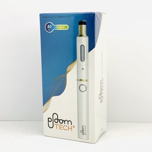 【未使用】【Ploom TECH ＋】プルームテックプラス スターターキット★STARTER KIT★WHITE ホワイト★JT の落札情報詳細| ヤフオク落札価格情報 オークフリー