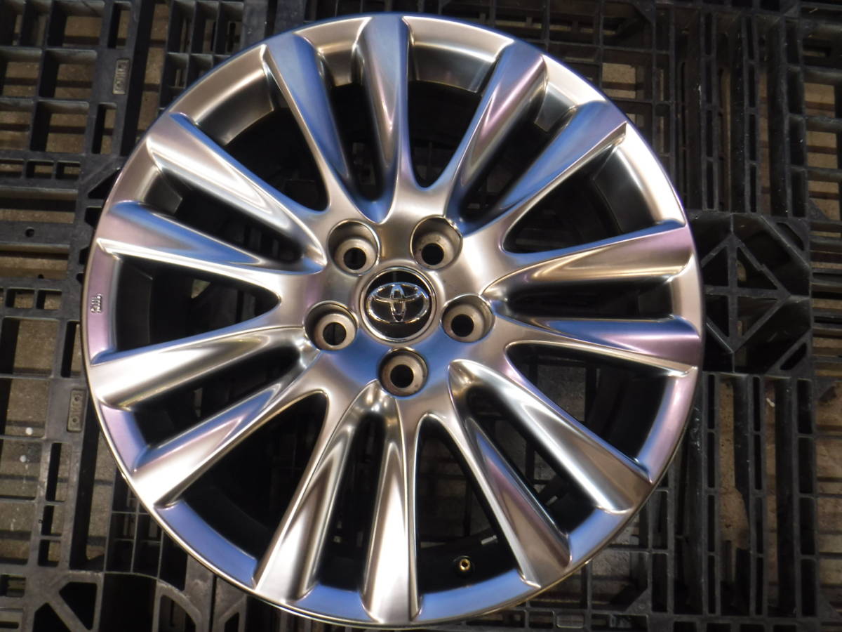 【やや傷や汚れあり】MCMC【C618】トヨタ 60系ハリアー 純正アルミホイール 18×7.5J +45 5H PCD114.3 HB60 ...