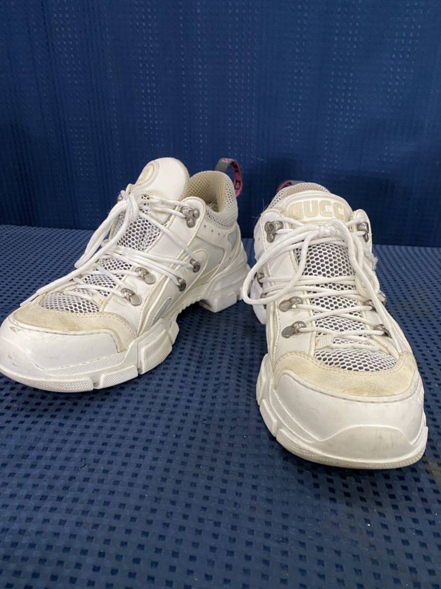 【傷や汚れあり】GUCCI グッチ Flashtrek SEGA フラッシュ トレック セガ スニーカー ホワイト サイズ8 1/2 ごの落札情報詳細 - Yahoo!オークション落札価格検索 ...