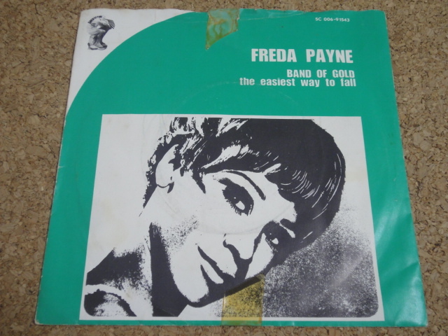 【やや傷や汚れあり】試聴可♪ジャケ付き蘭盤7’！Freda Payne / Band of Gold / ブレイク入りソウル「The ...