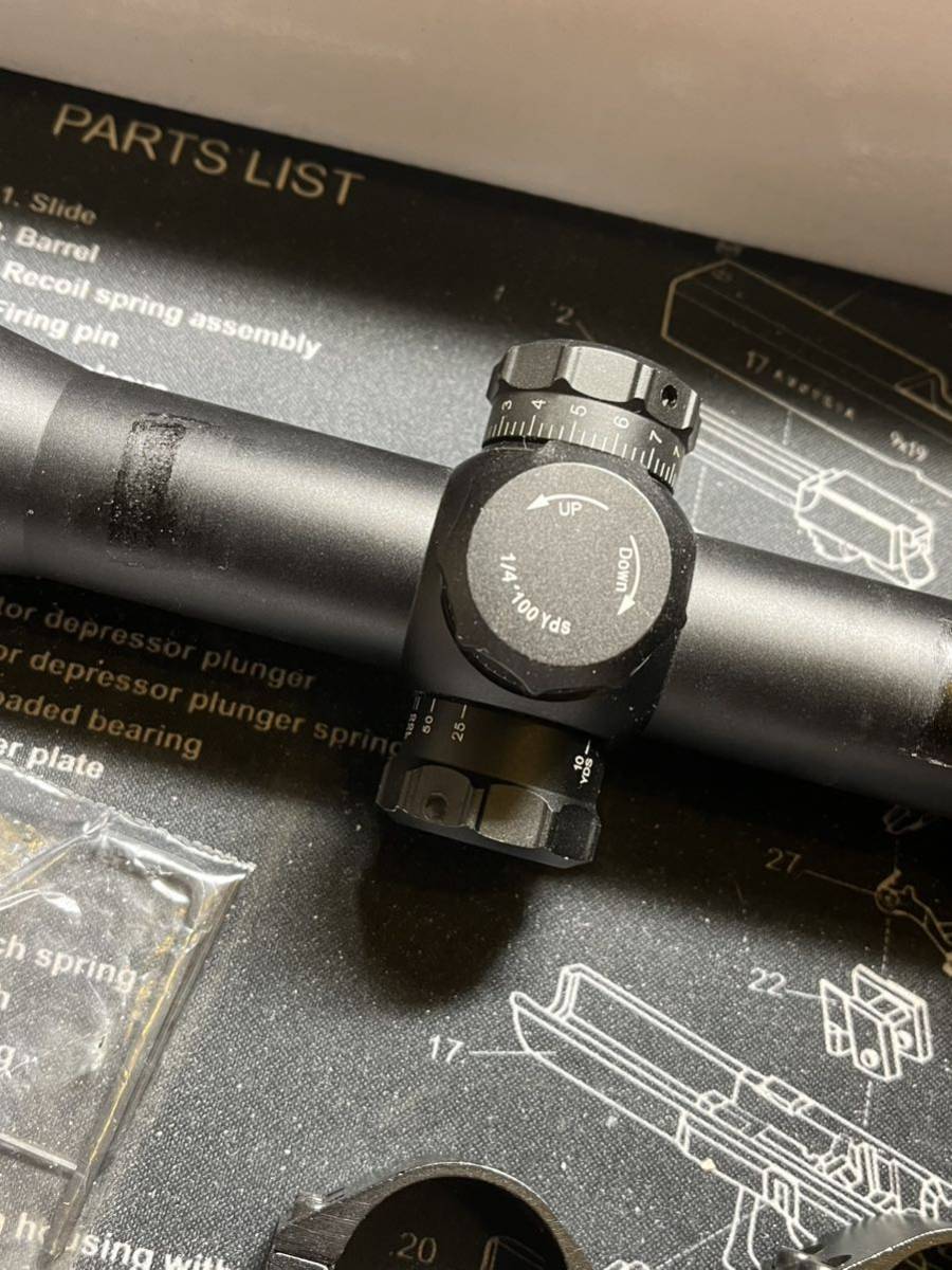 【目立った傷や汚れなし】FRONTIER フロンティア 3-10x42 サイドフォーカス ライフルスコープ マウントリング付 東京マルイ vortex leupold aimpoint ...