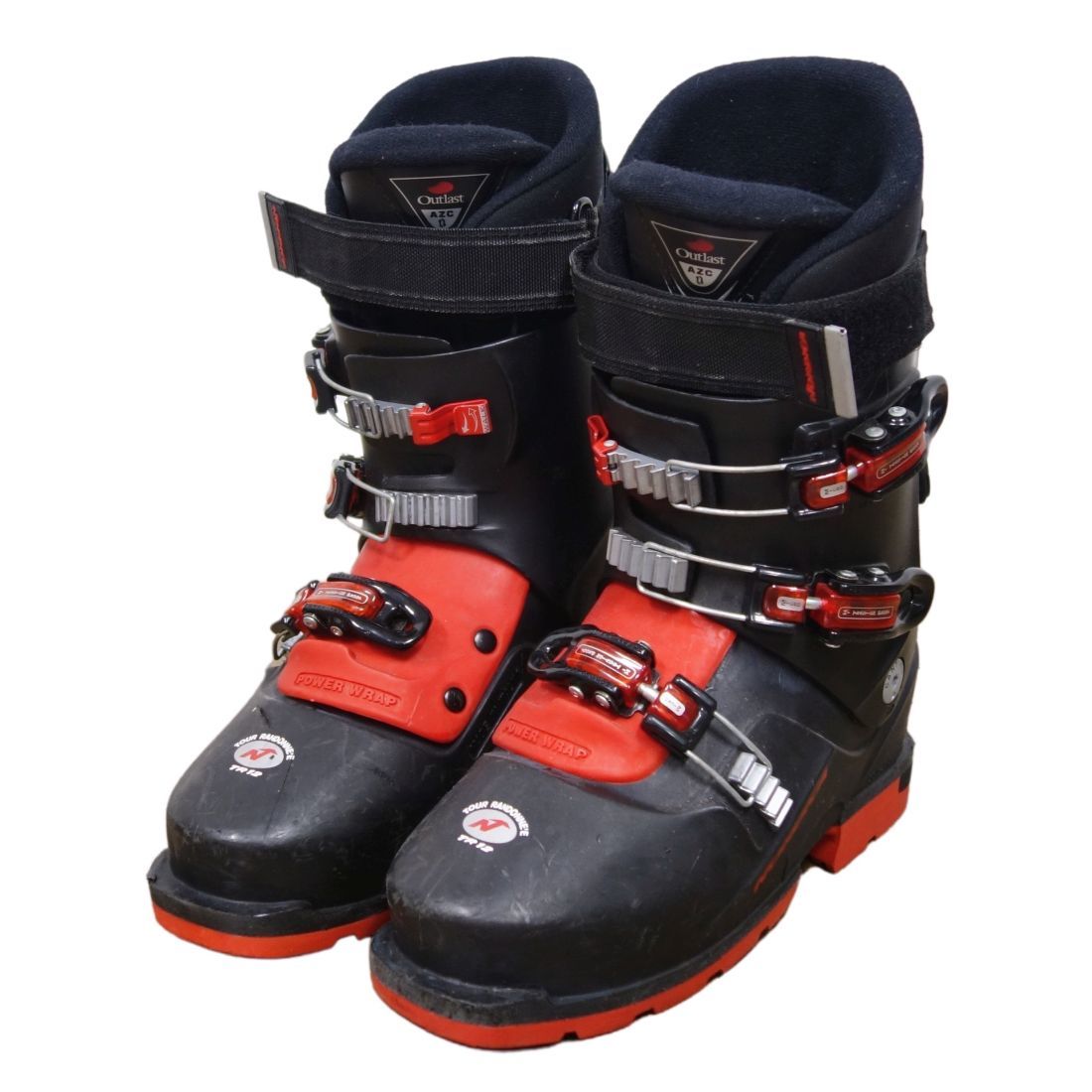 【目立った傷や汚れなし】ノルディカ NORDICA TOUR RANDONNE`E TR12 OUTLAST AZC 26.5cm 山スキー ブーツ 3バックル アウトドア cg01mm ...