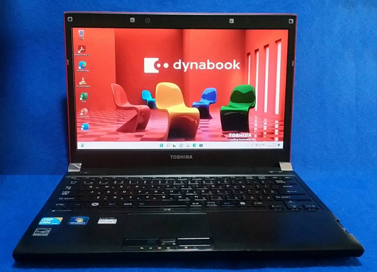 【傷や汚れあり】【マイクロソフトOffice 365】東芝 dynabook R730、Core i5、Windows11、HDD 500 GB、メモリ 4 GB、無線LAN、DVD、指紋 の ...