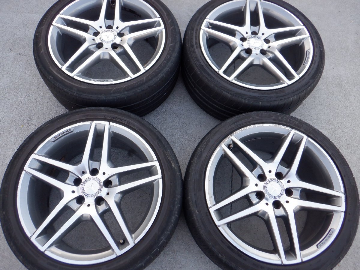 【傷や汚れあり】メルセデスベンツ Eクラス W212 S212 AMG 純正 18インチ 8.5/9J-18 PCD112 5穴 +48 ...