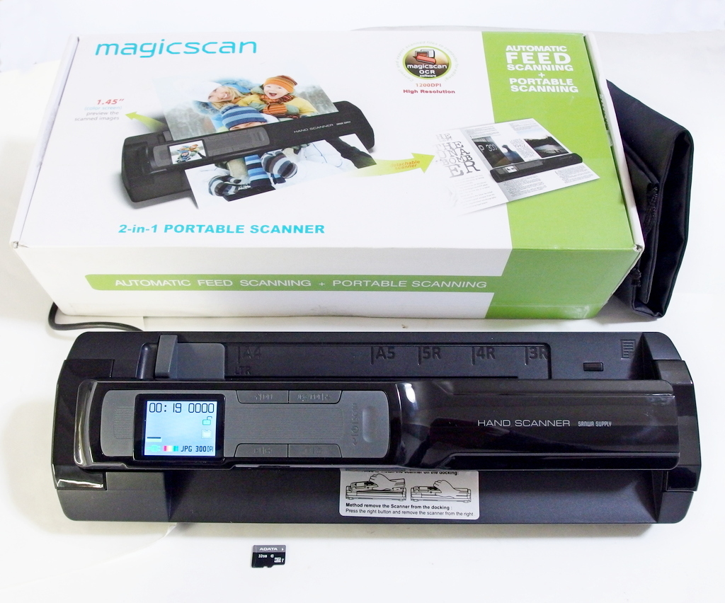 【全体的に状態が悪い】サンワサプライ 2WAYハンディスキャナ ドッキングスキャナー magicscan 400-SCN040 FEED & Portable Scanning ジャンクの落札 ...