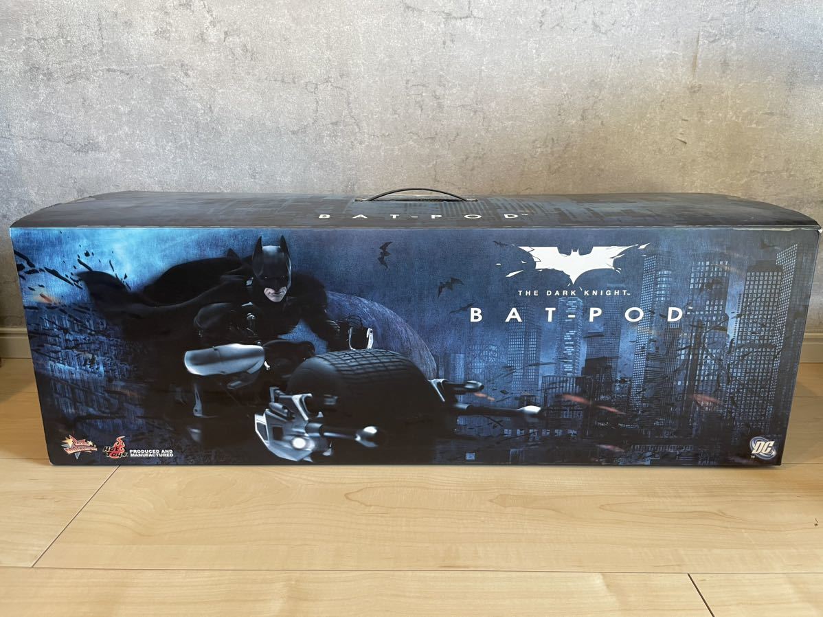 【傷や汚れあり】1円 ホットトイズ ムービーマスターピース 1 6 ダークナイト バットポッド Hottoys バットマン Batman