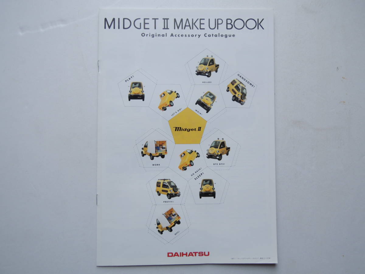 【目立った傷や汚れなし】【オプションカタログのみ】 ミゼットⅡ オプションカタログ K100P/100C型 2人乗り カーゴ掲載 1997年 6P ダイハツ カタログ ★美品の落札情報詳細 ...