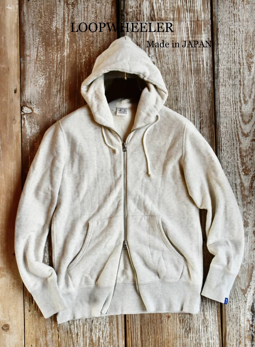 【目立った傷や汚れなし】希少 日本製 LOOPWHEELER パーカー スウェット トレーナー 吊り編み ジャケット Mサイズ ジップアップ ループウィラーの落札情報詳細 - ヤフオク落札価格 ...