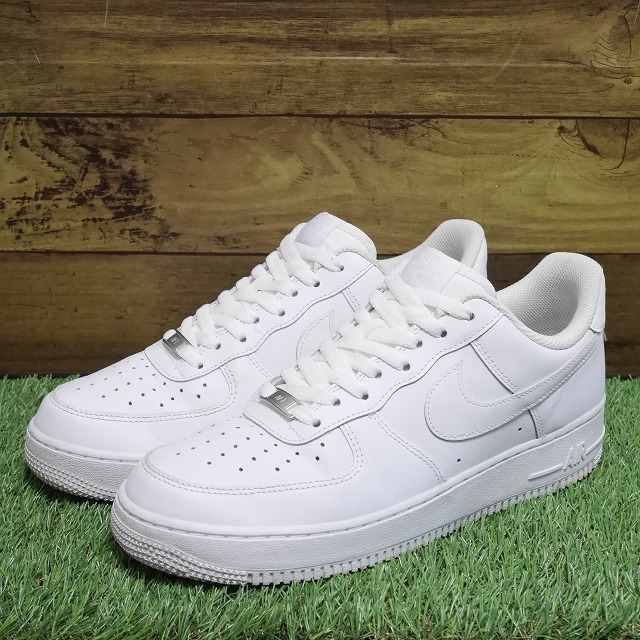 【目立った傷や汚れなし】NIKE AIR FORCE 1 LOW ナイキ エアフォース1 ロー ホワイト/ホワイト 315122-111 27 ...