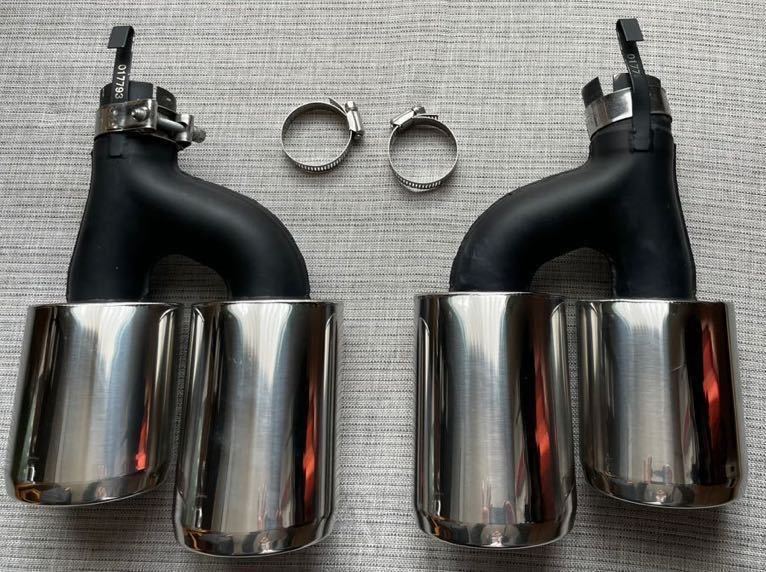 【目立った傷や汚れなし】MODELLISTA LEXUS NX リヤ テールパイプ フィニッシャ 流用 純正 AGZ10 レクサスモデリスタ ...